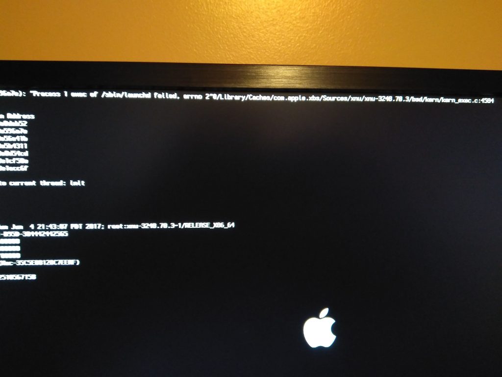 Kernel panic "/sbin/launchd failed" en Mac Mini tras actualizar a High ...