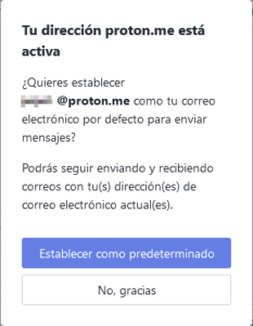 ProtonMail ofrece gratuita y temporalmente el dominio adicional proton ...